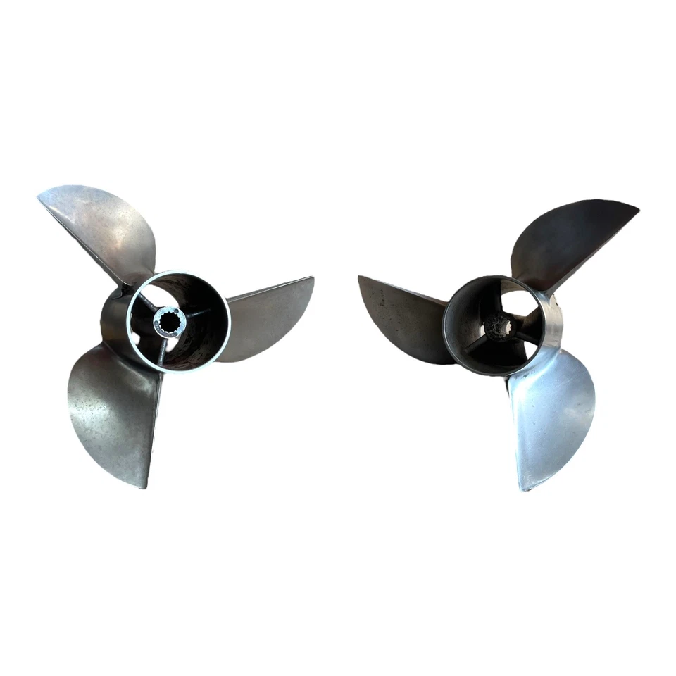 Mercury 48-74602A4 14.6” 23p 3 blade Stainless Cleaver Propeller Set ...